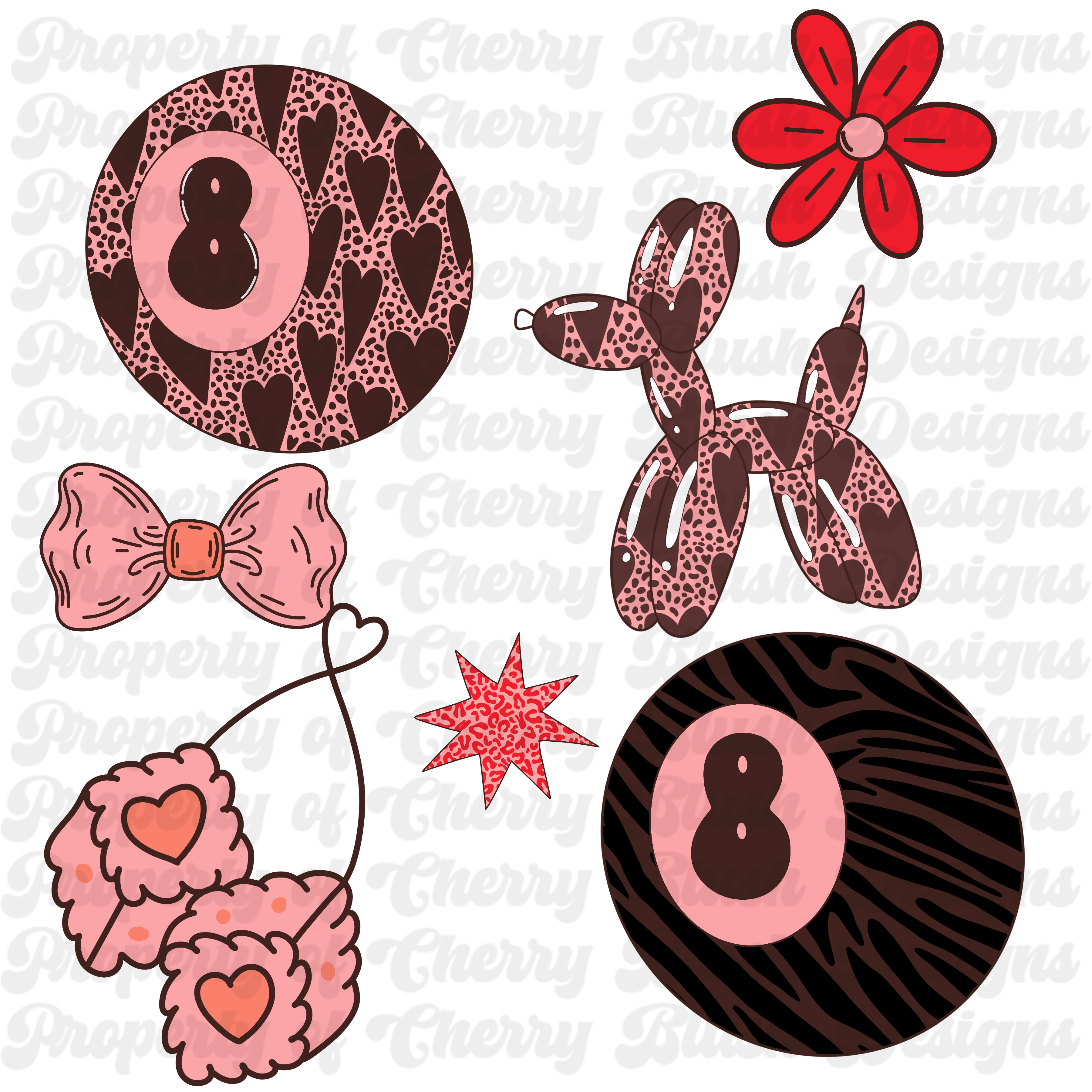 Love Bites Back Clipart Pack | CBD x RGH – Destinee Designs